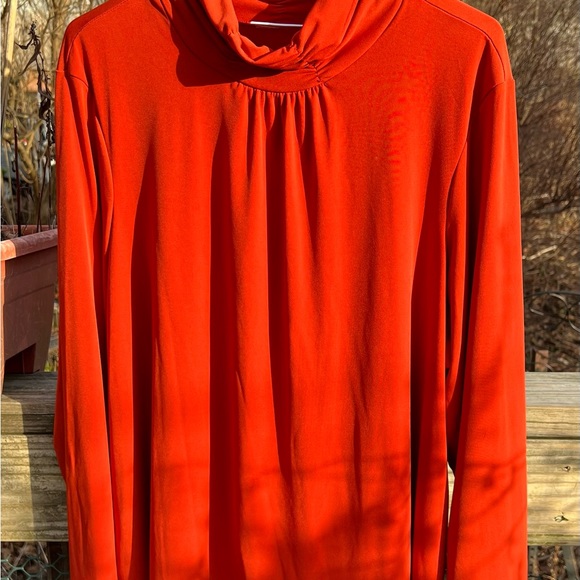 Susan Graver | Tops | Susan Graver 2x Rust Colored Top 95 Poly 5 ...